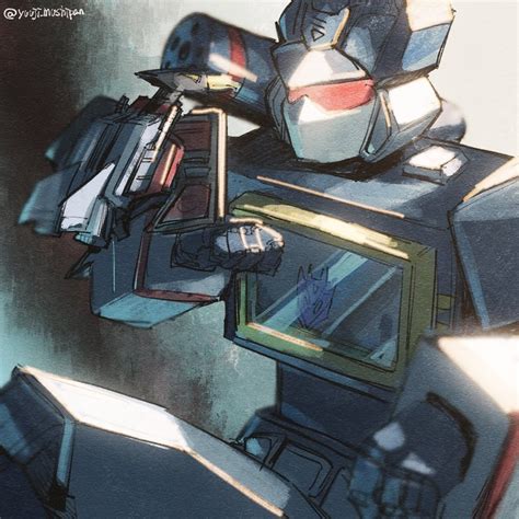 Soundwave And Laserbeak Transformers And More Drawn By Yuuji Mushipan Danbooru