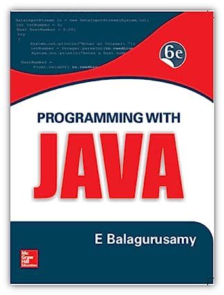 Buy Programming With Java 6th Edition Book Online At Low Prices In India Programming With