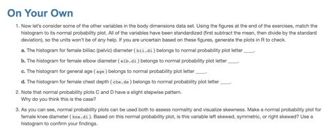 On Your Own 1 Now Let S Consider Some Of The Other Chegg Com