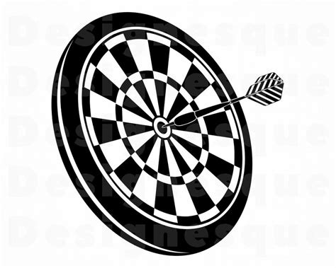 Dartboard 3 SVG Dartboard SVG Dart Board SVG Dartboard Etsy
