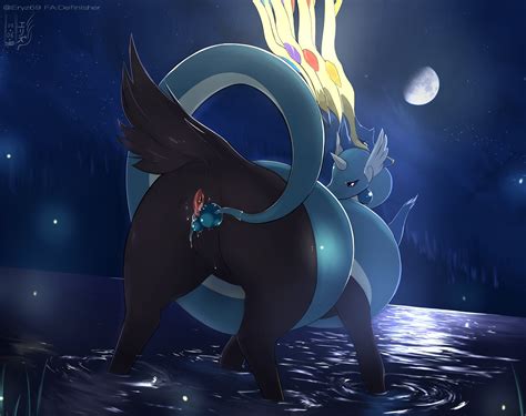 Rule 34 Ambiguous Gender Anus Bodily Fluids Coiling Dragonair Duo Eryz Female Female Ambiguous