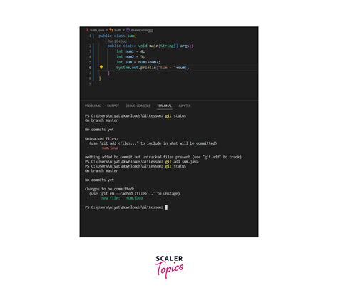 Git Basic Commands Scaler Topics