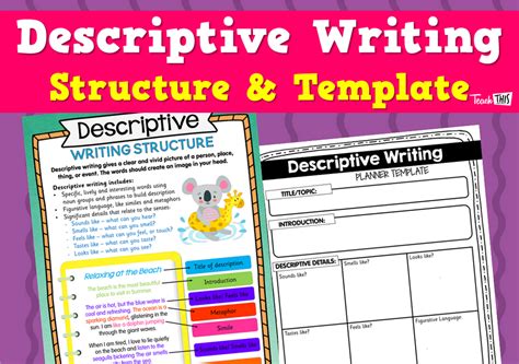 Descriptive Writing Structure And Template