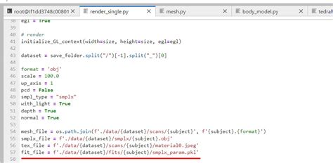 Missing Datathuman2fits0001smplxparampkl · Issue 158 · Yuliangxiuicon · Github