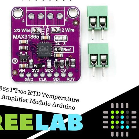 Jual Max31865 Pt100 Rtd Temperature Sensor Amplifier Module Arduino