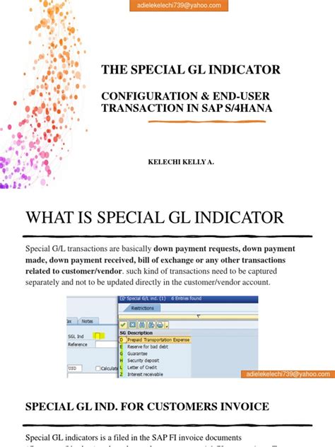 The Special Gl Indicator Sap Hana Pdf Invoice Software