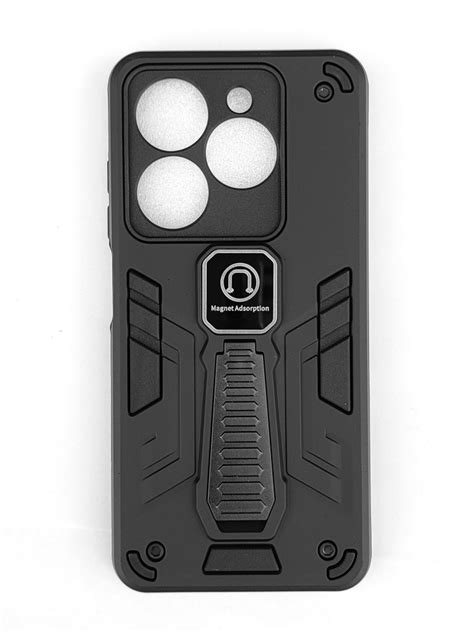 Чехол бронированный для Tecno Spark 20 Pro Hot 40 Pro Техно Спарк Ellagecase Soft Touch