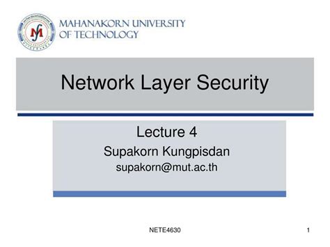 Ppt Network Layer Security Powerpoint Presentation Free Download