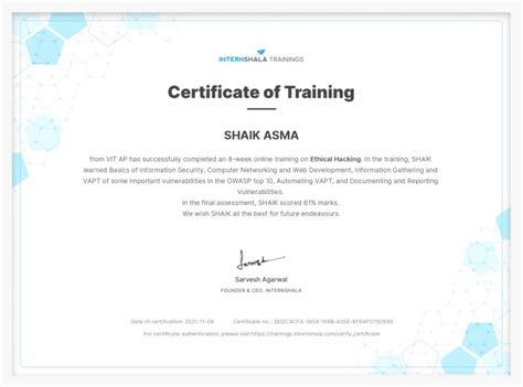 Ethicalhacking Informationsecurity Continuouslearning Asma Shaik