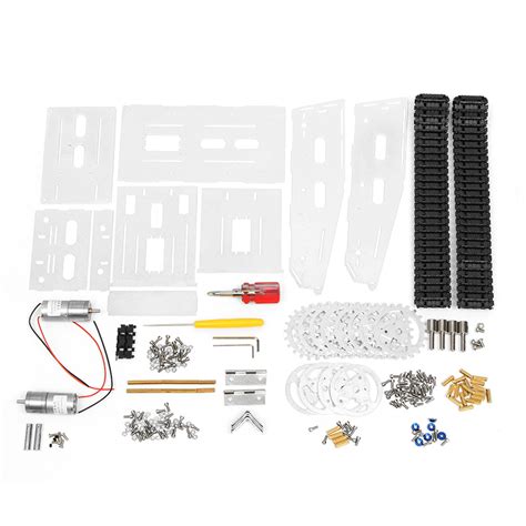 Zelfbouw Rc Robot Tankwagen Chassis Met Crawler Kit 123materialen