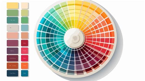 Color Guide Palette Picker Flat Vector Isolated On White Premium Ai Generated Vector