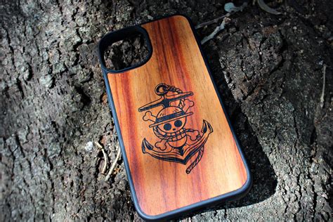 Anime Case Iphone Pro Max Wood Phone Case Samsung S Etsy
