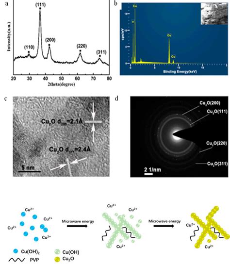 A X Ray Diffraction Pattern B Energy Dispersive X Ray