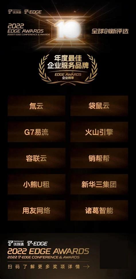容联云携诸葛智能登榜钛媒体「2022年度最佳企业服务品牌」 爱云资讯