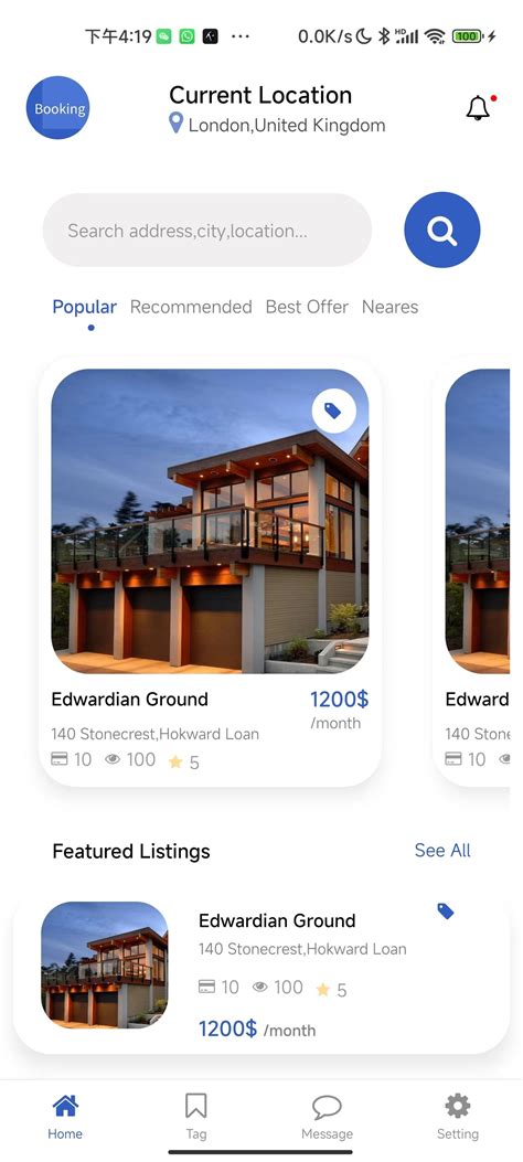 Omibeaver Booking Mobile React Native Travel App Template Code Market