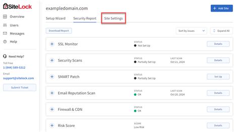 How To Enable SiteLock SMART PATCH