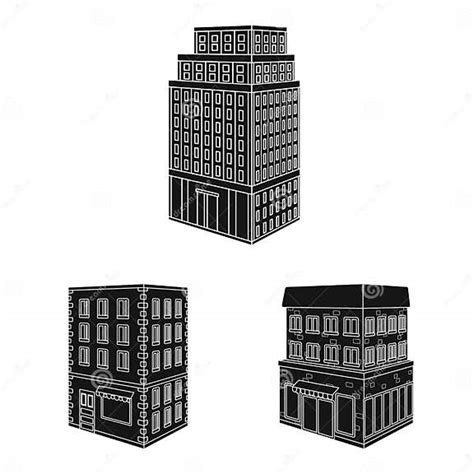 Vector Design Of Architecture And Estate Icon Collection Of Architecture And Build Stock Symbol