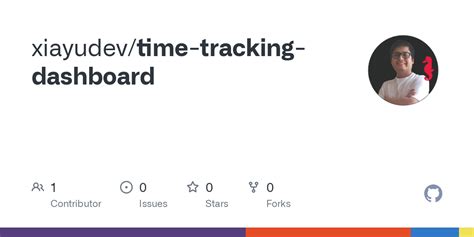 Github Xiayudev Time Tracking Dashboard