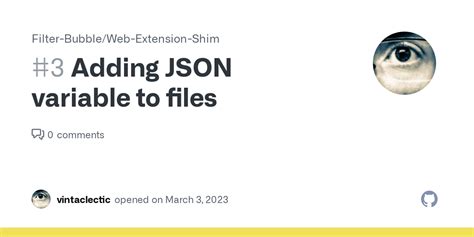 Adding Json Variable To Files · Issue 3 · Filter Bubbleweb Extension