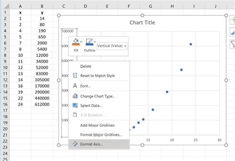 How To Create A Semi Log Graph In Excel