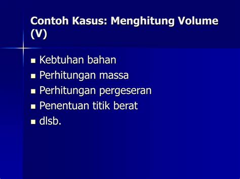 PPT Volume Dan Luas PowerPoint Presentation Free Download ID 4226838