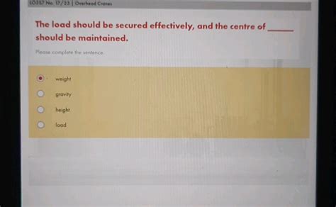 The Load Should Be Secured Effectively And StudyX