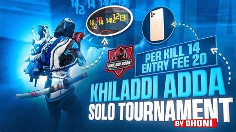 Easy Win 1000₹ 🤑 For Playing Solo Tournament 🏆 Khiladi Adda App Youtube