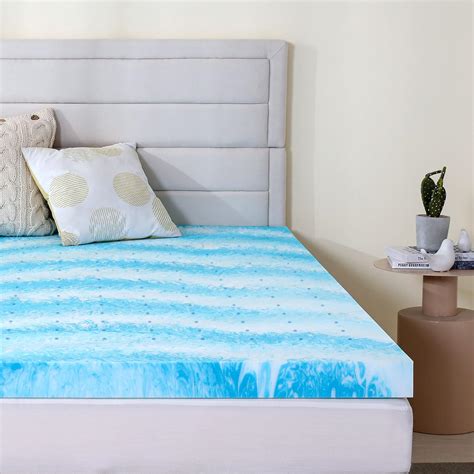 Buy EGO Topper Inch Queen Memory Foam Mattress Topper Cooling Gel Foam Mattress Topper Bed