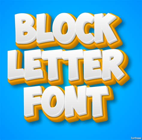 Block Letter Font