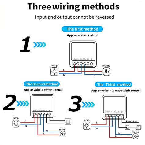 16a Wifi Smart Switch Smart Home Light Switches Module 2 Way Control Work With Tuya Smart Life