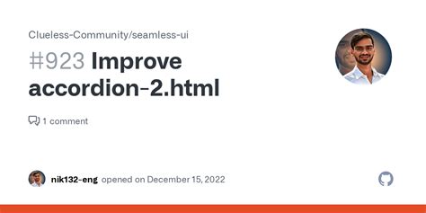 Improve Accordion 2 Html Issue 923 Clueless Community Seamless Ui