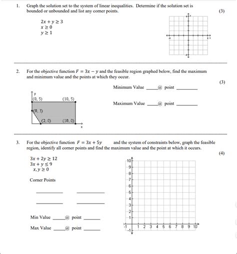 Solved Graph The Solution Set To The System Of Linear Chegg Com