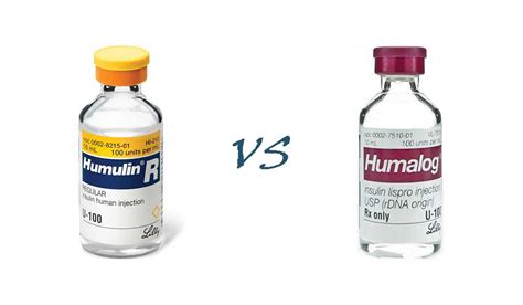 Humulin Vs Humalog