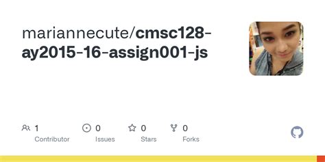 Github Mariannecute Cmsc Ay Assign Js