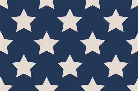 Premium Vector Stars Seamless Vector Pattern Isolated On Navy Blue