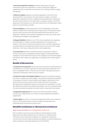 Operational Impact Monolithic Vs Microservices PDF