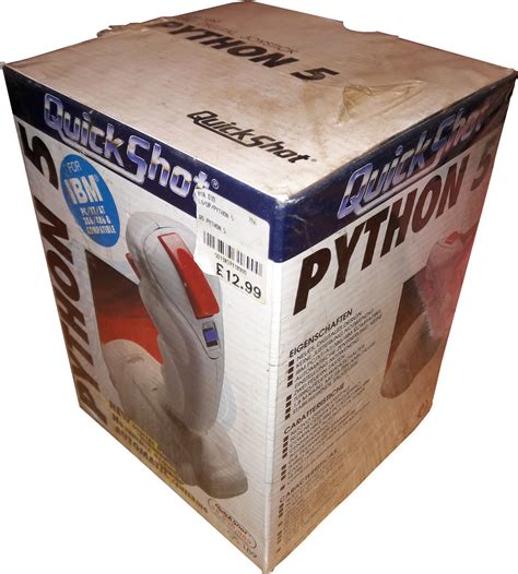 Quickshot Python 5 Joystick Peripheral Computing History