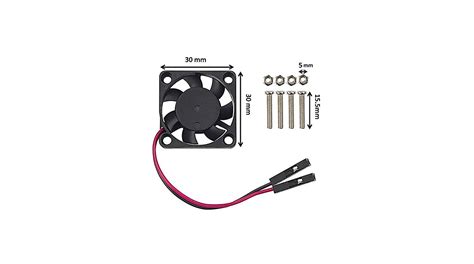 Easycargo Raspberry Pi Heatsink Fan Kit Cooler Mm Fan Heatsink For Raspberry Pi