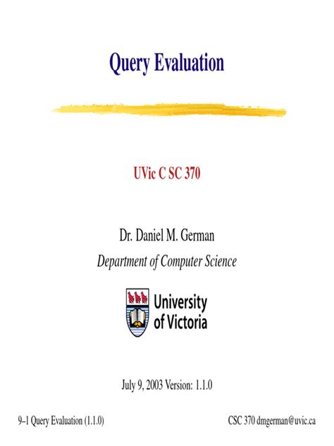 09 Query Eval Pdf Technology And Engineering