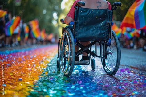 Intersectionality Queer Disabled Wheelchair On Gaypride Queer Pride
