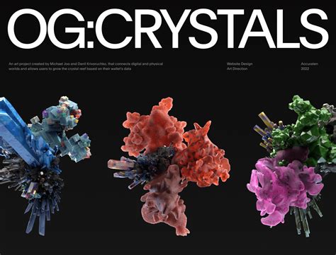 3d Crystals 1 Images Behance
