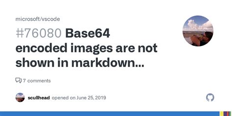 Base64 Encoded Images Are Not Shown In Markdown Preview · Issue 76080