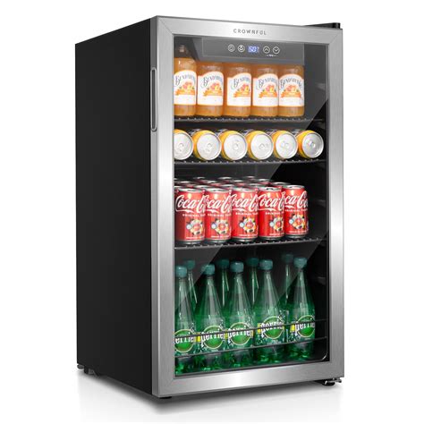 Buy Crownful Beverage Refrigerator And Cooler Holds Up To 118 Can Mini