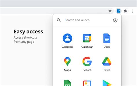 Shortcuts For Google Chrome Web Store