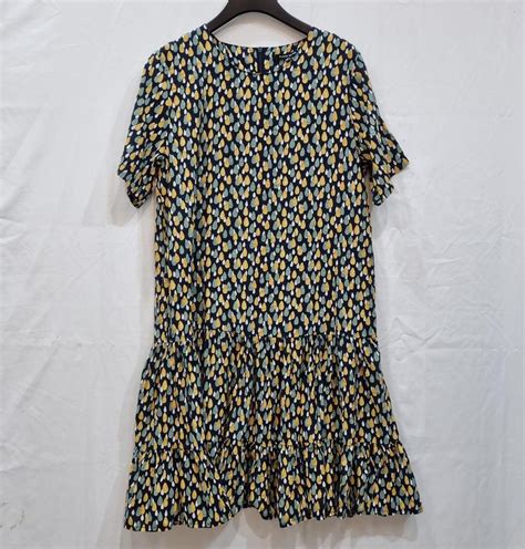 플라스틱 아일랜드 밑단 프릴 여성 원피스 세컨웨어