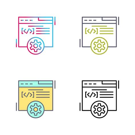 Web Development Vector Icon 25084428 Vector Art At Vecteezy