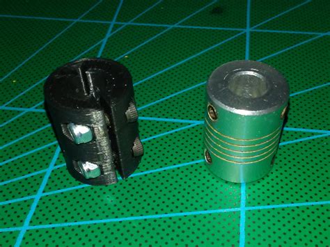 Mm To Mm Stepper Motor Z Axis Shaft Coupler Coupling By BuildMod Download Free STL