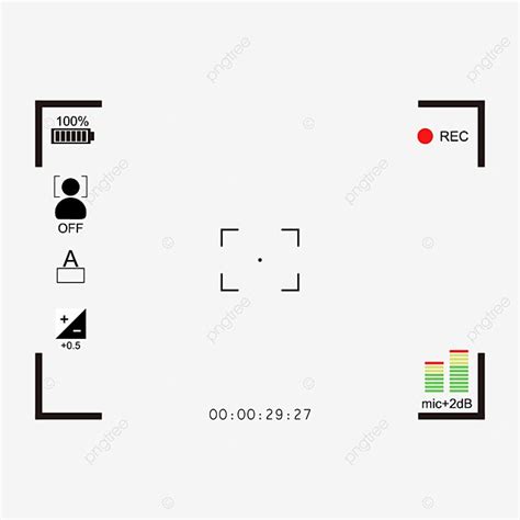 Recording Interface Border Vector And Png