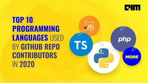 10 programming languages used by github repo contributors in 2020