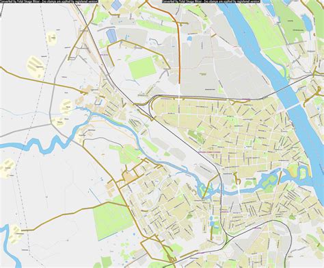 Карта города Ярославль Подробная карта улиц Ярославля и окрестностей города Raster Maps